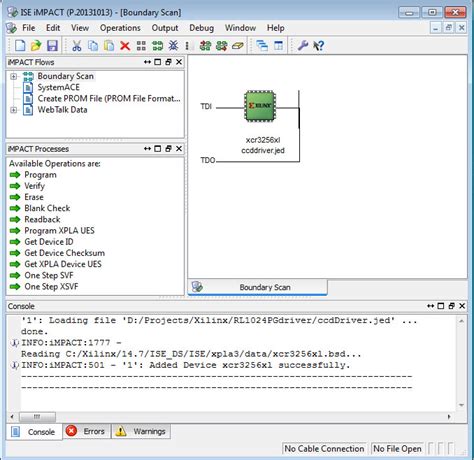 Programmable Logic The Idcode Read From The Device Does Not Match The