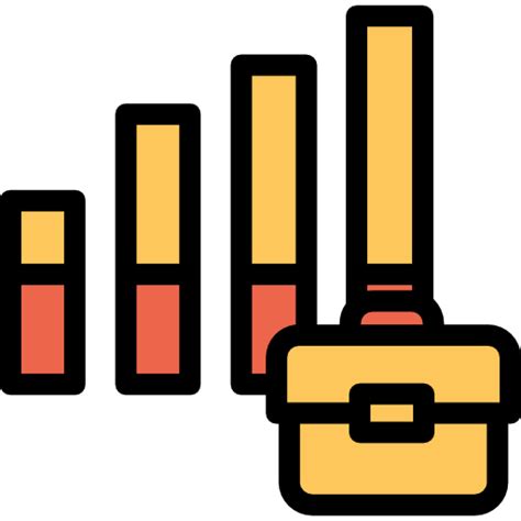 Bar Chart Kiranshastry Lineal Color Orange Icon Bar Chart Kiranshastry Lineal Color Orange Icon