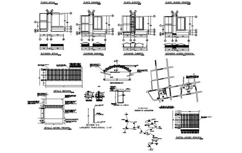 Various Shade And Structure D Drawing In Autocad