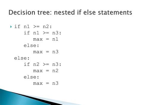 ppt decision structures selection statements powerpoint presentation