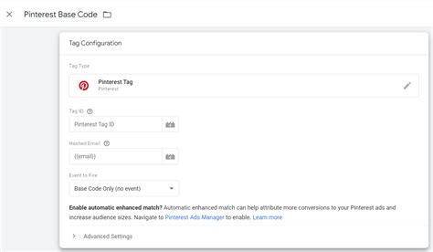 How To Add Pinterest Tags In Google Tag Manager Optizent