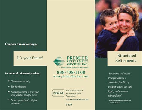 Marketing Brochures Premier Settlement Services Inc