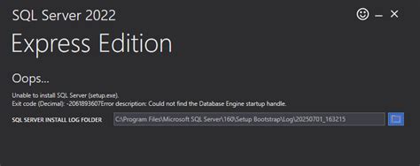 Unable To Install Sql Server Exit Code Decimal 2061893607
