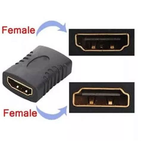 Rovtop Adaptor HDMI Female Ke HDMI Female Z2 Black JakartaNotebook Com