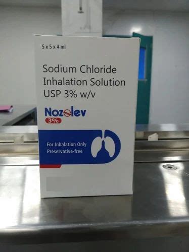 Sodium Chloride Lnhalation Solution Usp 3 W V 98 Packaging Type Box At ₹ 240 Kg In Zirakpur