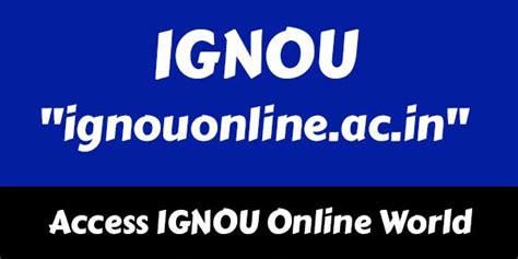 Ignou Control Number And Its Importance Ignouadmission In