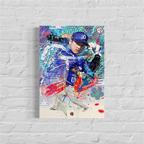Shohei Ohtani Sports Wall Art Canvas La Dodgers T For Him