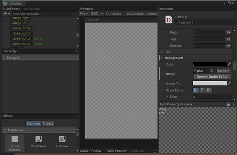 How Use Background Image Field In Uss Unity Engine Unity Discussions