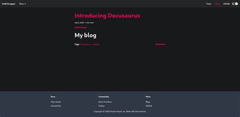 Easy Documentation With Docusaurus Logrocket Blog