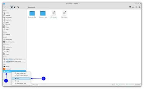Using File Tagging Feature In KDE S Dolphin File Manager
