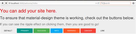 Css Integrate Less Version Of Bootstrap Material Design To Rails