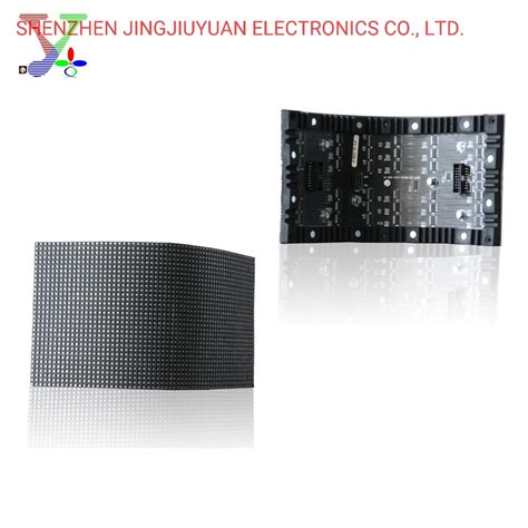 Curve LED Display Soft Module P LED Flexible Screen China LED Display Screen And LED Display