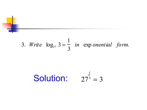 Logarithmic Function Equation And Inequality Ppsx