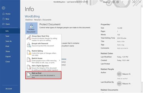 How To Restrict Document Editing In Microsoft Office Windows Central
