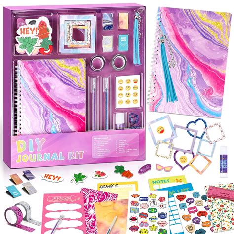 Perryhome Diy Journal Kit For Girls Ages 8 14 Diy Girl Journal Set For