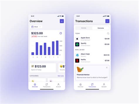 Savings Tracking App By Nataliia Duma On Dribbble