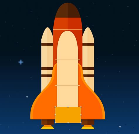 How To Create A Space Shuttle Scene In Sketch