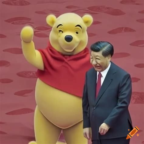 Xi Jinping In A Winnie The Pooh Costume On Craiyon