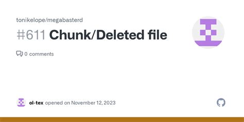 Chunkdeleted File · Issue 611 · Tonikelopemegabasterd · Github