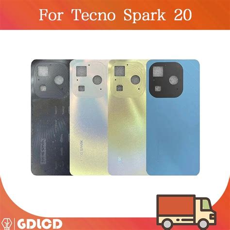 สําหรับ Tecno Spark 20 ฝาหลังแบตเตอรี่ Shopee Thailand