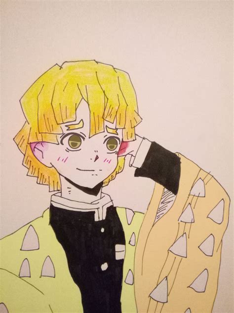 Zenitsu Agatsuma { Demon Slayer Fanart } By Pinkiepieparker05 On