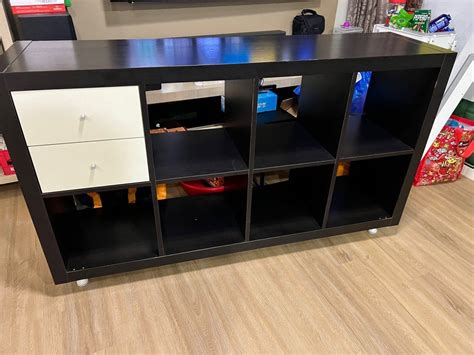 Ikea Kallax 4x2 Rack Furniture And Home Living Furniture Shelves