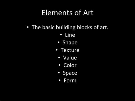 elements of art and the principles of design ppt download