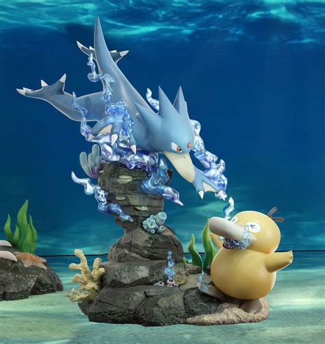 [remaining Balance] 1 20 Scale World Figure [vs] Psyduck And Golduck PokÉ Galerie
