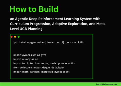How To Build An Agentic Deep Reinforcement Learning System With