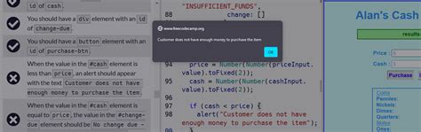 Build A Cash Register Project Build A Cash Register Javascript