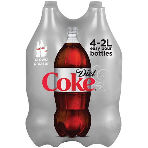 Coca Cola Diet Coke 2 Liter Bottles Pack Of 4 Sports Drinks