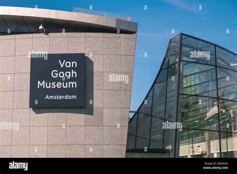 Modern Architectural Exterior Of The Van Gogh Museum Amsterdam