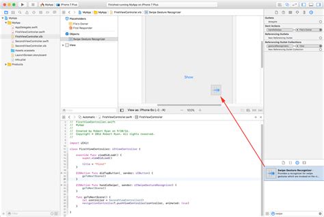 Ios Moving Between Xibnib Files In Swipe Navigation Stack Overflow