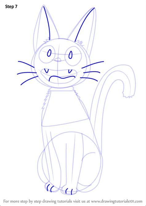 How To Draw Jiji From Kiki S Delivery Service Kiki S Delivery Service