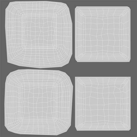 Clear Square Glass Block 3d Model 19 Blend C4d Fbx Max Ma Lxo