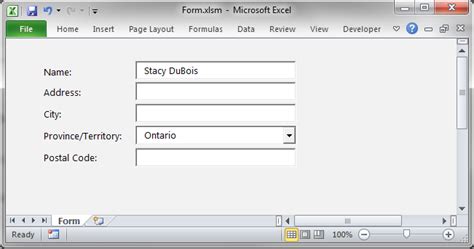 Excel Show Initial Text In Combo Box Control Select One Stacy DuBois Tech Blog