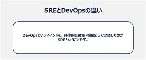 Sreとは？概要や注目される背景、devopsとの違いなどを解説！ Sreベース