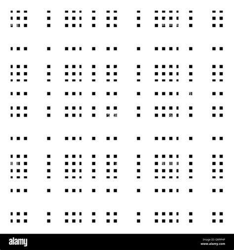 Grid Mesh Pattern With Irregular Asymmetric Thick Lines Stock Vector