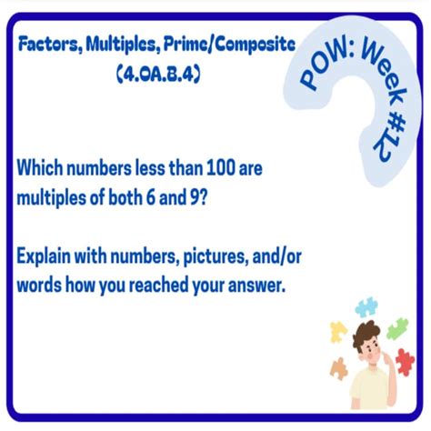 Fourth Grade Problem Of The Week 45 Math Challenges And Enrichment