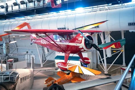 Collection Of Historic Aircraft Are On Display At The Steven F Udvar Hazy Center Aviation