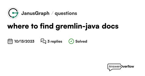 Where To Find Gremlin Java Docs Janusgraph