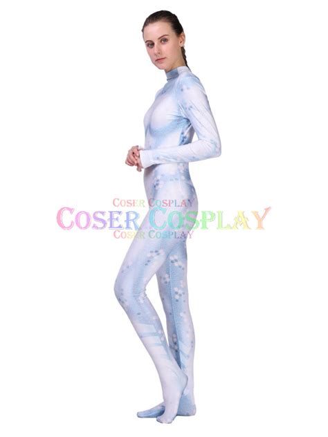 2301 Aquaman Queen Mera White Cosplay Costume Sexy