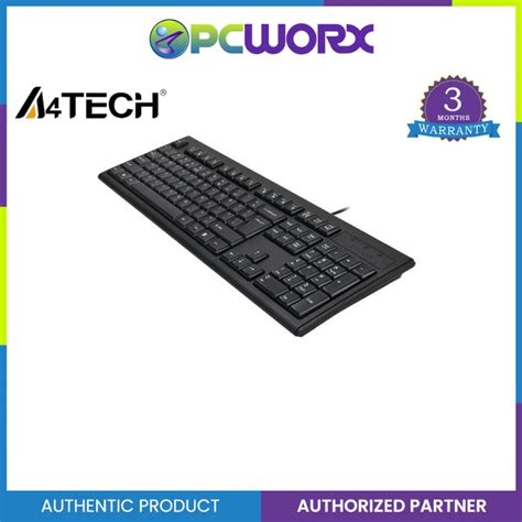 A4tech Krs 83 Comfortable A Shape Spill Resistant Usb Keyboard — Pcworx