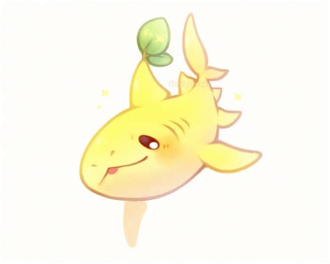 Lemon Shark Drawing Cute At Bernadette Williams Blog