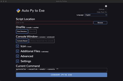 Compiler Un Script Python Avec Auto Py To Exe Code And Cortex