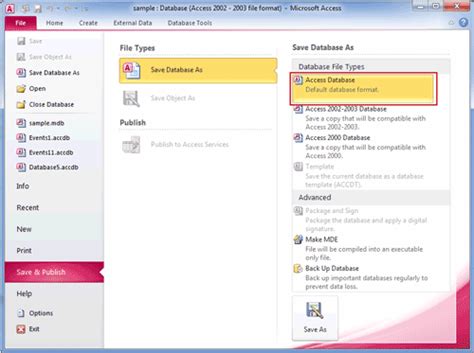 Open Access Database Secured With User Security Or User Level Security