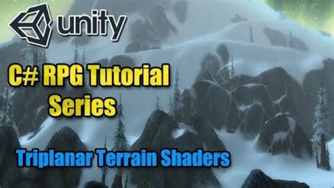 Unity Rpg Tutorial Triplanar Terrain Shader C Unity 2018