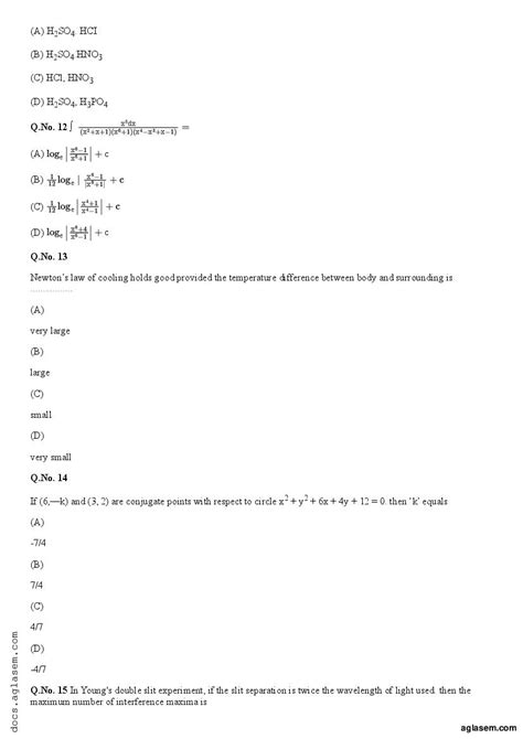 Ts Eamcet 2024 Sample Paper Aglasem Admission