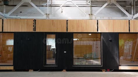 Prefabricated Mobile Modular Container House In Factory Stock Video Video Of Home Assembling