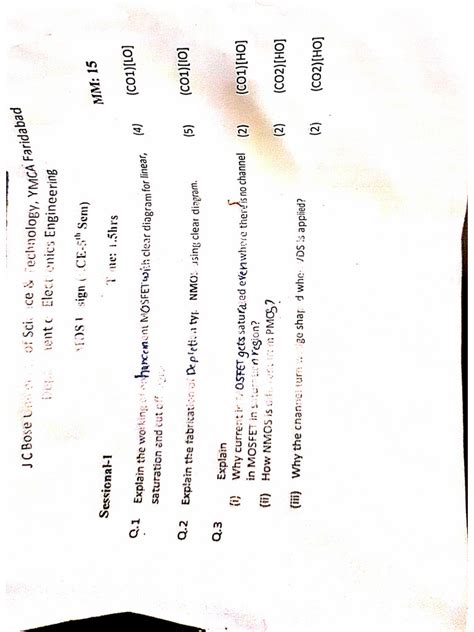 sessional 1 ece 5th sem pdf
